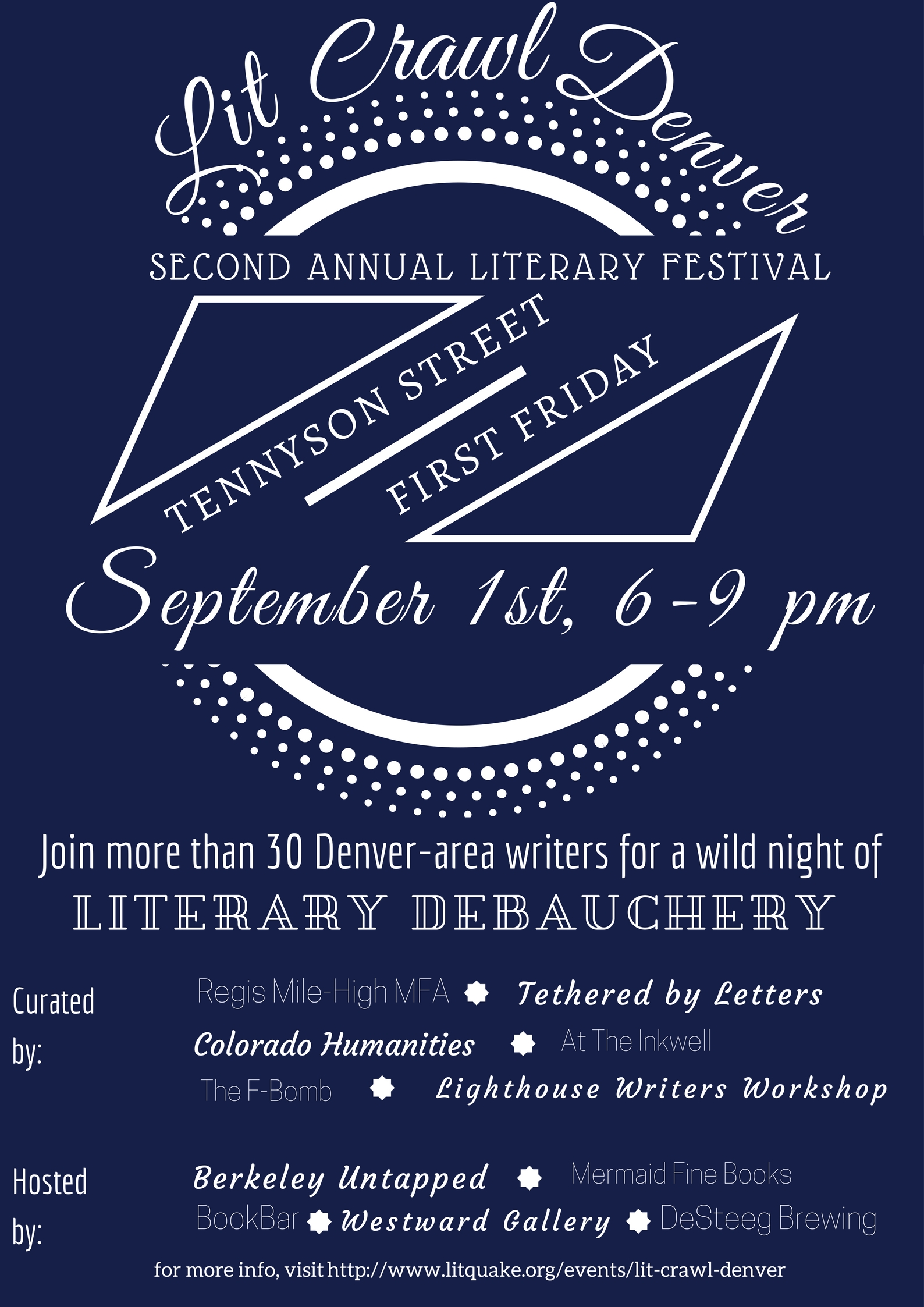 Sept 1: Denver Lit Crawl! – Nancy Stohlman